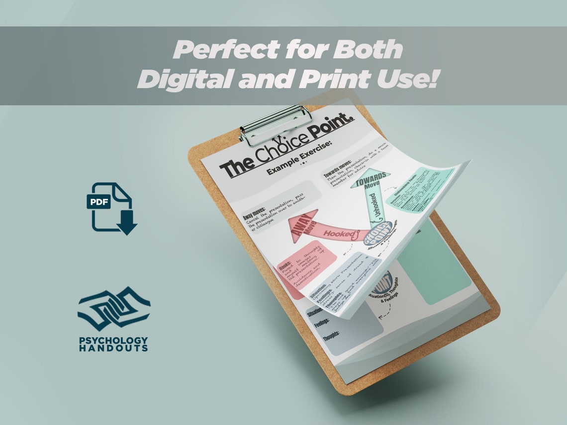 NEW: the Choice Point, Acceptance and Commitment Therapy Handouts ...