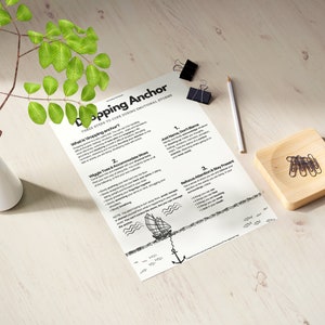 Acceptance & Commitment Therapy - Dropping Anchor | Grounding Technique ...