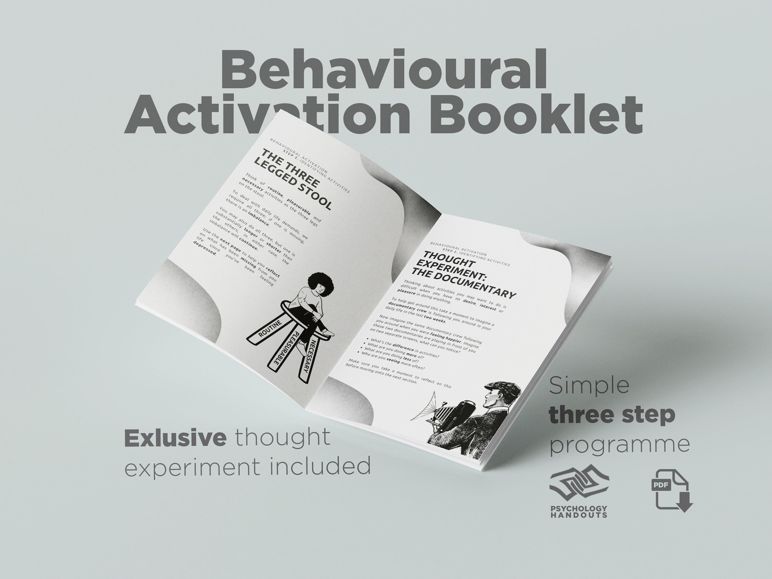 Behavioural Activation Booklet | Instant PDF Download | Cognitive ...