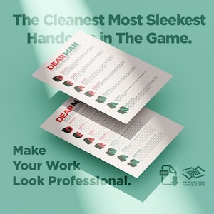 DEAR MAN Handout and Worksheet | DBT Effective Communication ...