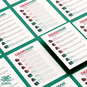 DEAR MAN Handout and Worksheet | DBT Effective Communication ...