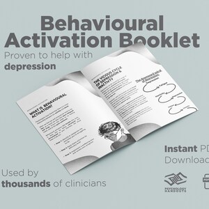 Behavioural Activation Booklet | Instant PDF Download | Cognitive ...