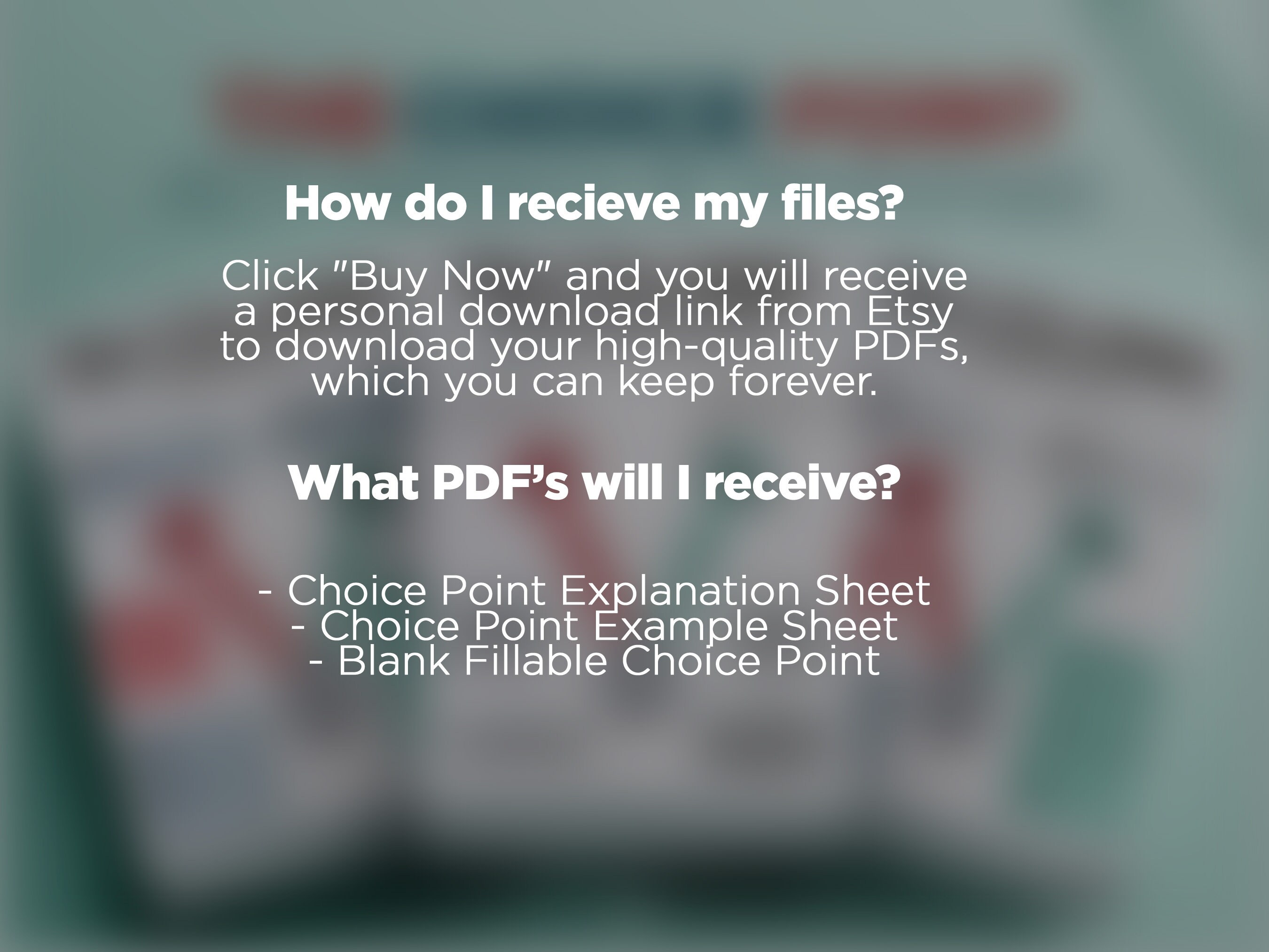 NEW: the Choice Point, Acceptance and Commitment Therapy Handouts ...