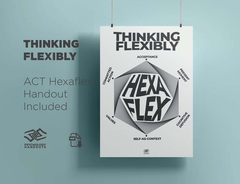 Acceptance and Commitment Therapy Worksheets Bundle, Committed Action ...