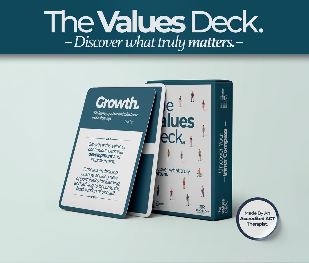 The Values Deck - Discover What Truly Matters || Self-exploration ...