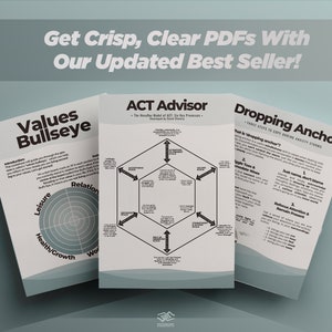 Acceptance and Commitment Therapy Essentials Pack | Cognitive Defusion ...