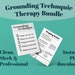 Dropping Anchor & 5-4-3-2-1 Grounding Exercise Worksheet Bundle ...