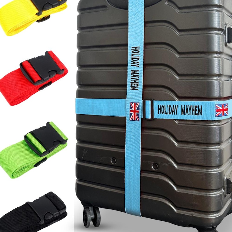 Personalized Luggage Bag Strap - Etsy