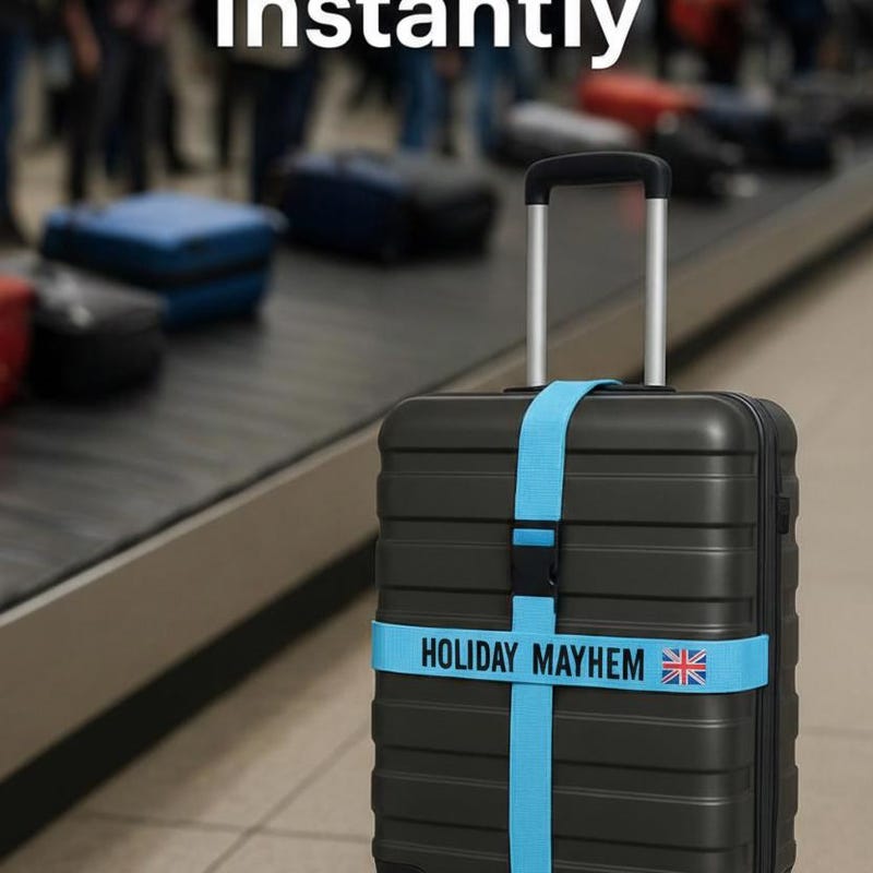 Personalised Luggage Strap - Etsy UK