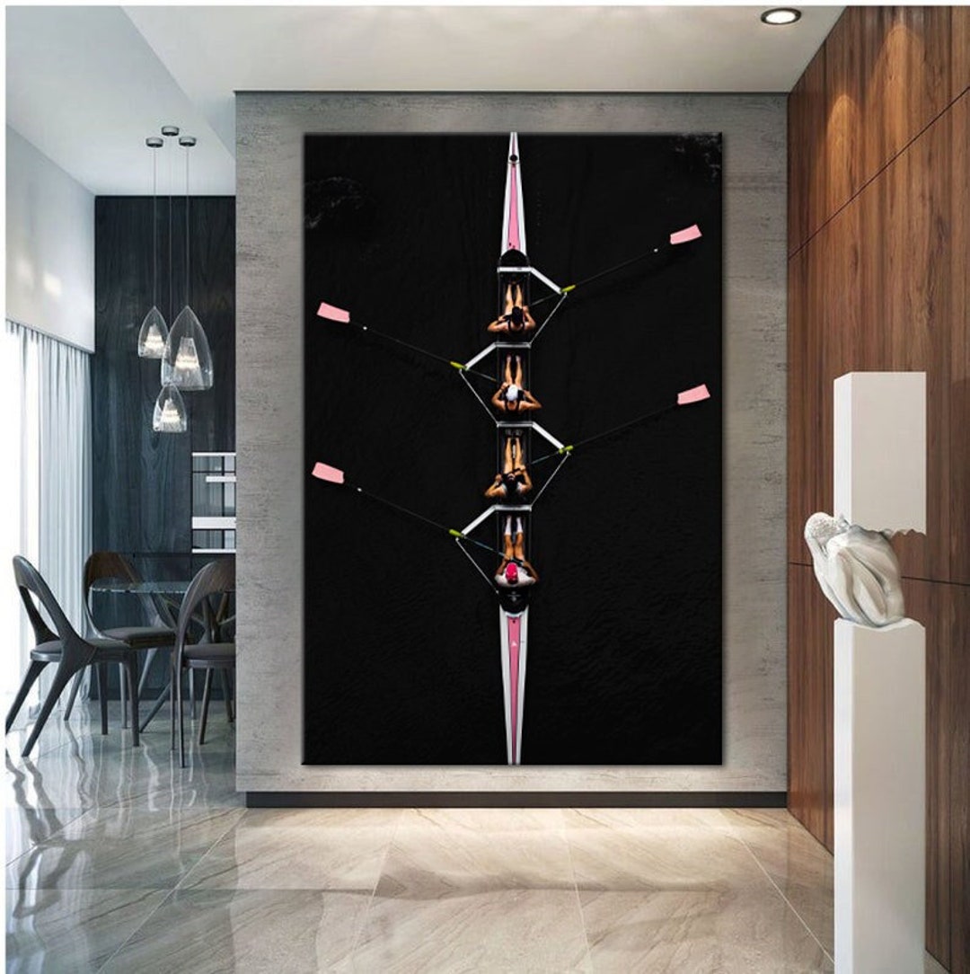 Rowing Sport Canvas Print - Rowing Wall Art - Rowing Sport Canvas Art ...