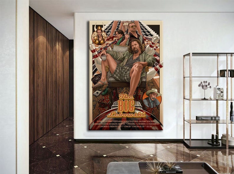 The Big Lebowski Canvas Print the Big Lebowski Wall Art - Etsy