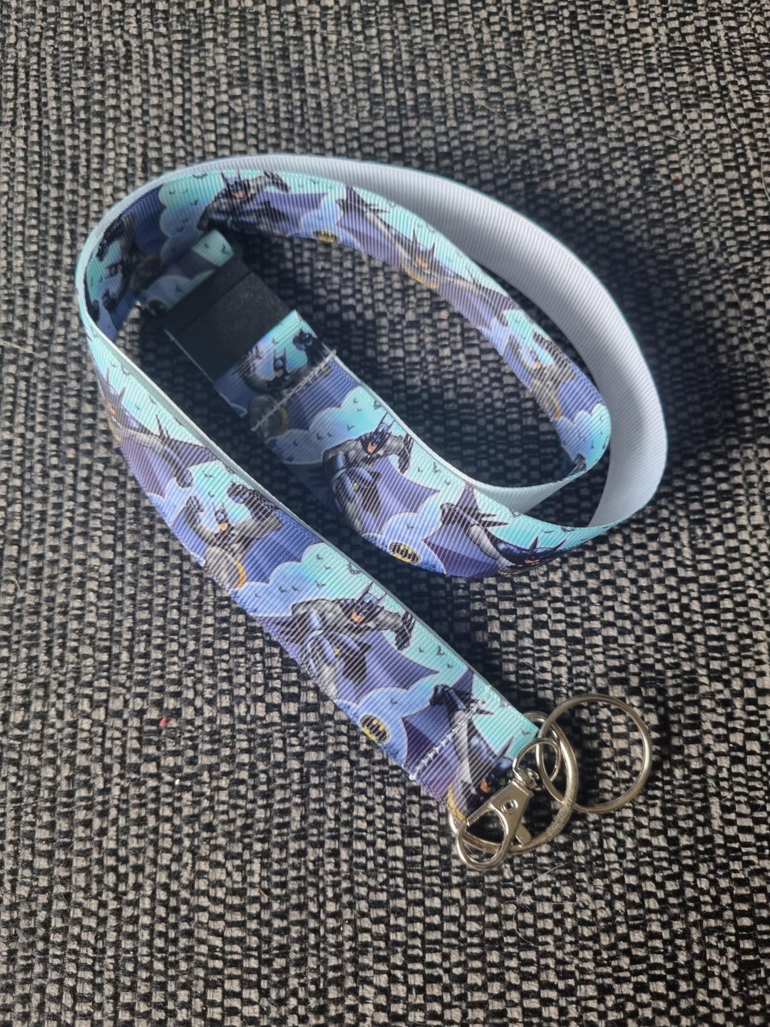 Batman Lanyard Neck ID Badge Holder Superhero Park Pass Holder - Etsy