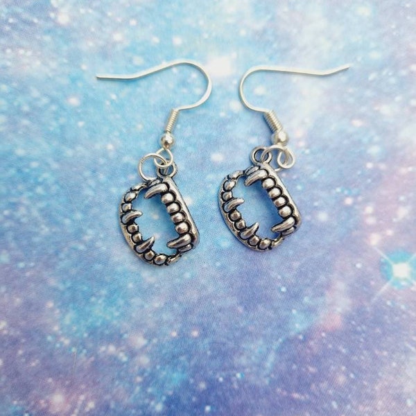 Fang Earrings - Etsy UK