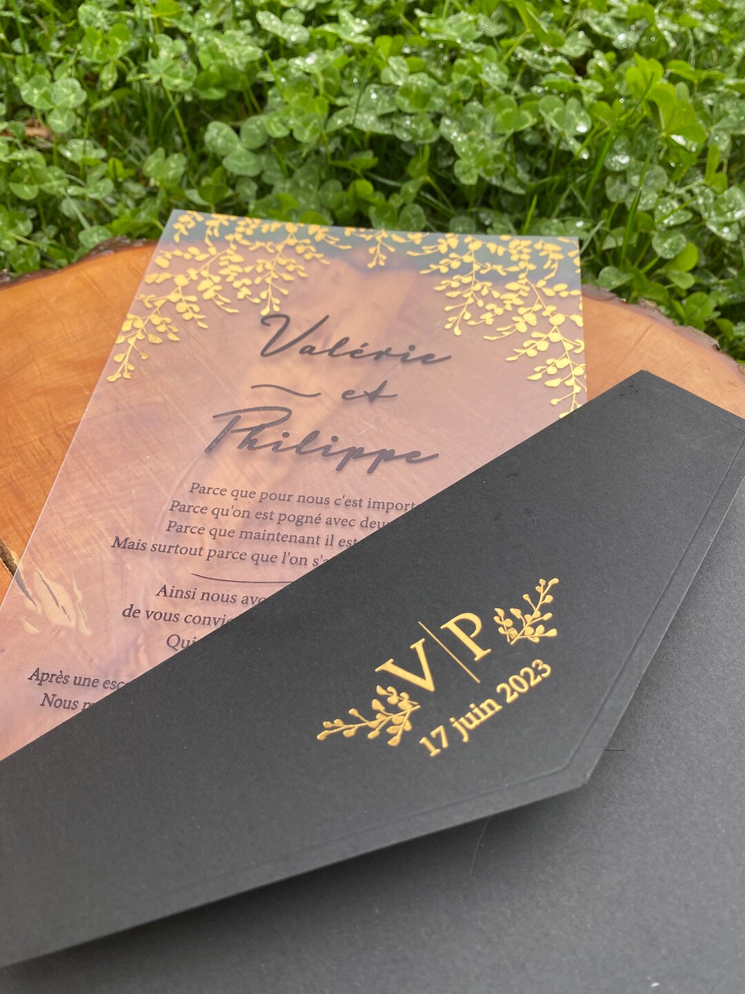 Acrylic Invitation, Elegant Wedding Invitations, Minimalist Design ...