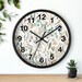 Boho Botanical Wooden Wall Clock Decorative Clock Woodland - Etsy