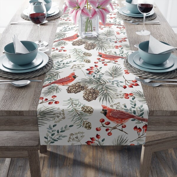Cardinal Table Decor - Etsy