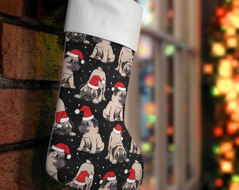 Black Dog Stocking - Etsy