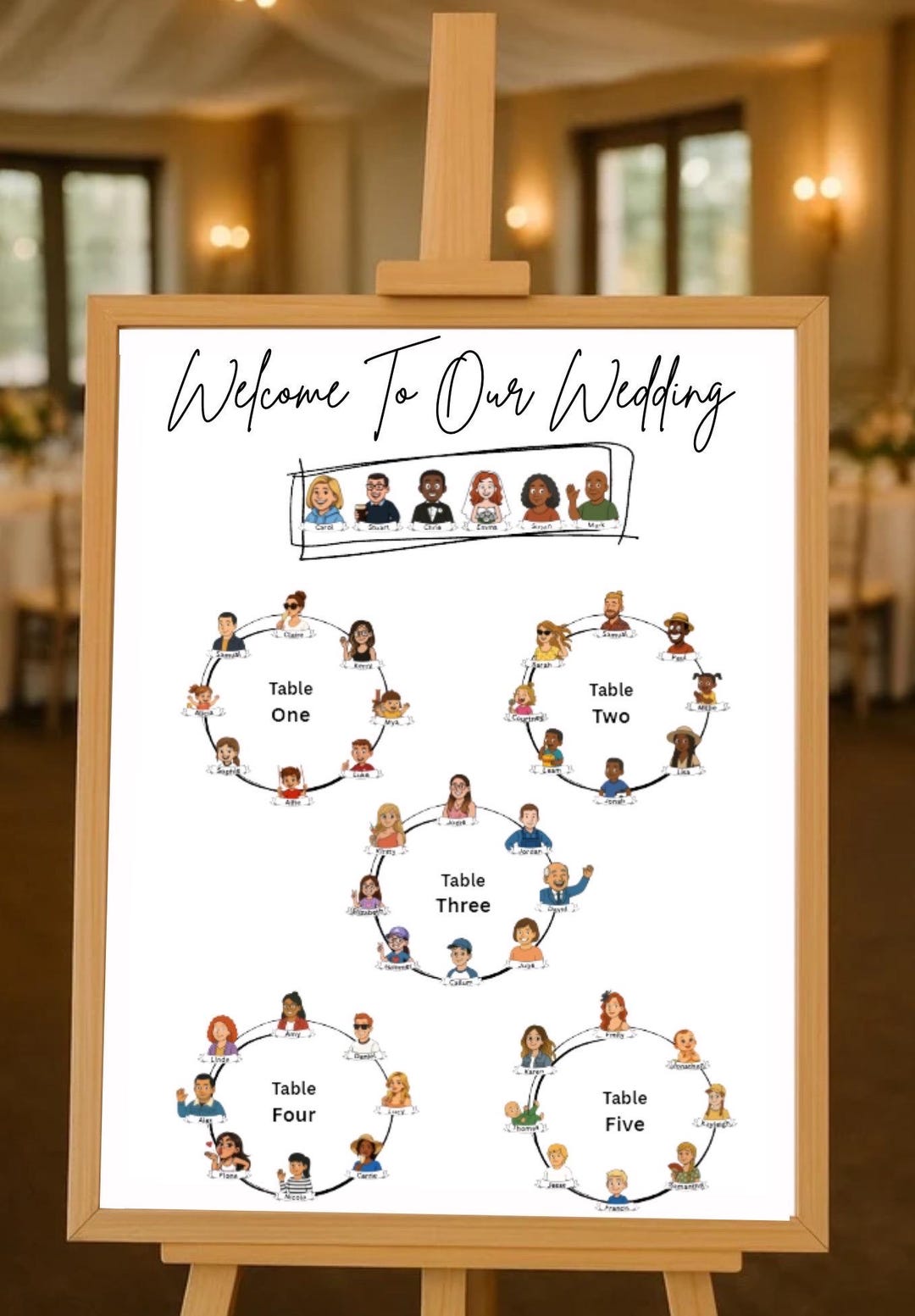 Personalised Digital Seating Plan and Planner (available Within 72 ...