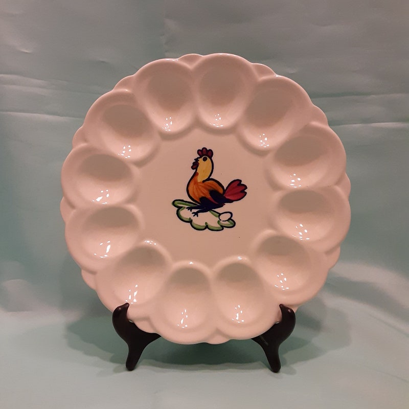 Deviled Egg Plate Vintage - Etsy