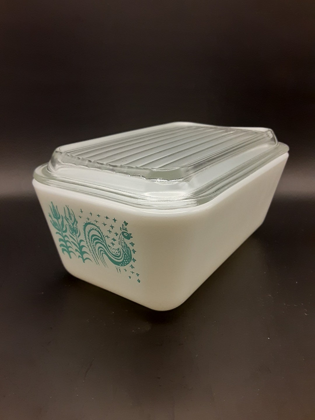 Vintage Pyrex Amish Butterprint Refrigerator Dish With Lid - Etsy