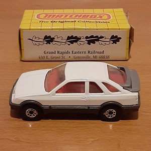 Vintage Matchbox White 1983 Ford Sierra Xr4t Diecast Car - Etsy