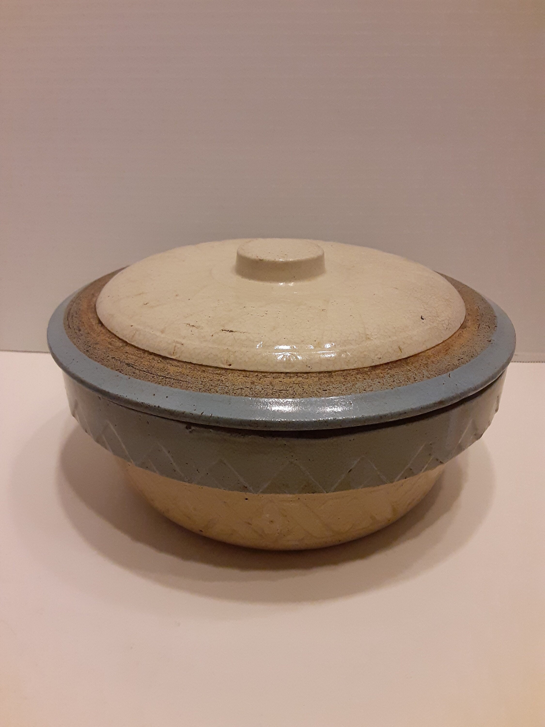 Antique Scientific Electric Stoneware Crock Serving Bowl With - Etsy