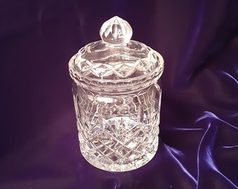 Crystal Biscuit Jar, Crystal Cookie Jar, Lead Crystal Biscuit Jar, Lead ...