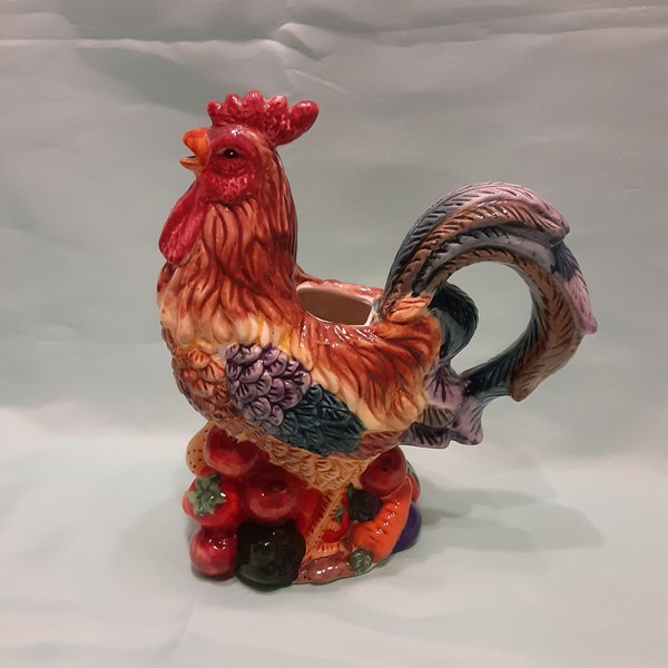 Rooster Pitcher - Etsy