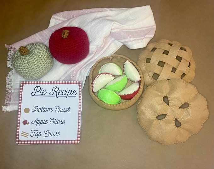 Build Your Own Felt Pie Play Felt Food Play Kitchen Play - Etsy
