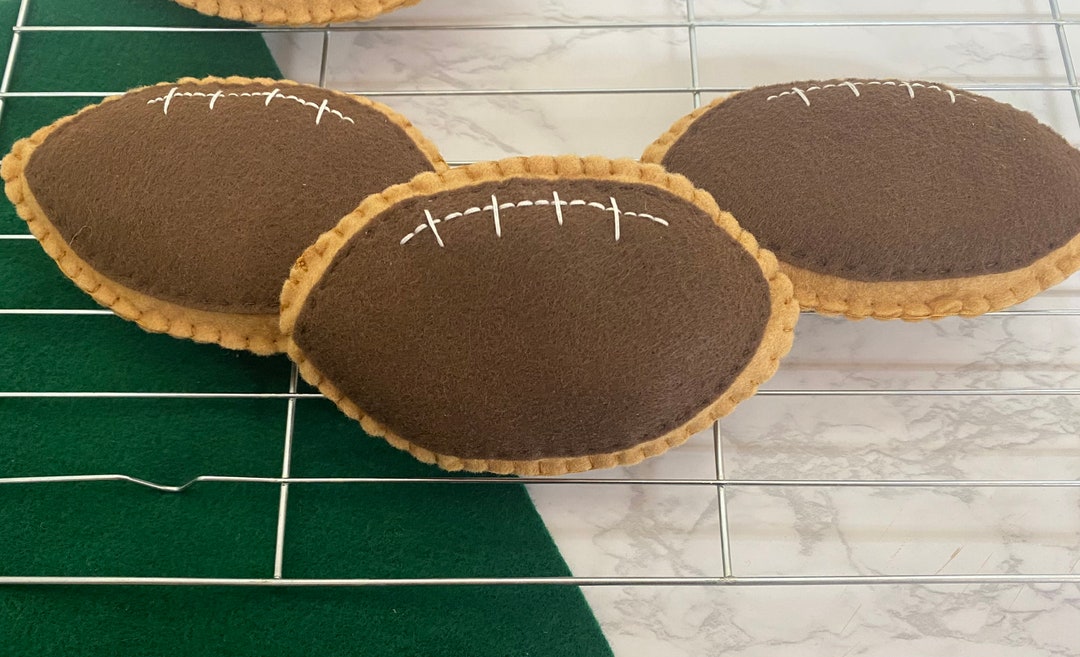 Felt Football Cookies Felt Cookies Felt Food Pretend Play - Etsy