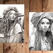 28 Dreadlock Coloring Pages & Book Digital Instant Download Printable ...