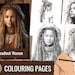28 Dreadlock Coloring Pages & Book Digital Instant Download Printable ...