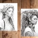 28 Dreadlock Coloring Pages & Book Digital Instant Download Printable ...