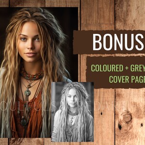 28 Dreadlock Coloring Pages & Book - Digital Instant Download ...