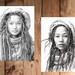 28 Dreadlock Coloring Pages & Book Digital Instant Download Printable ...