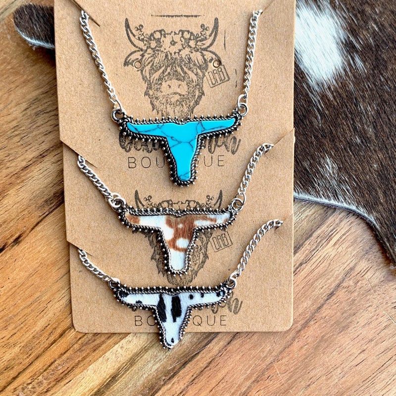 Western Long Horn Buckle - Etsy