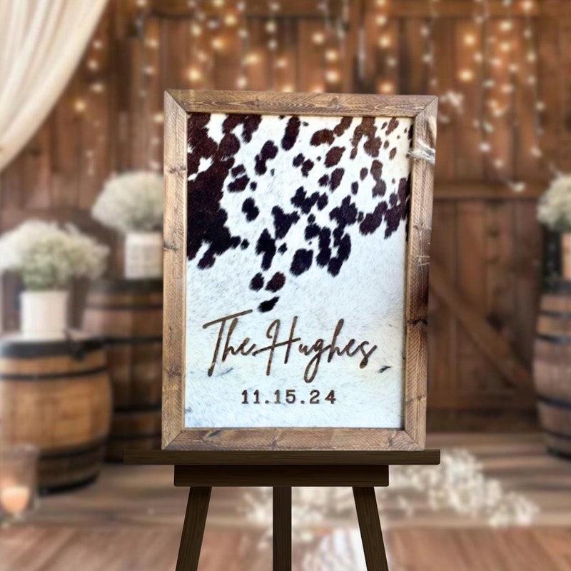 Wedding Cowhide Signing - Etsy