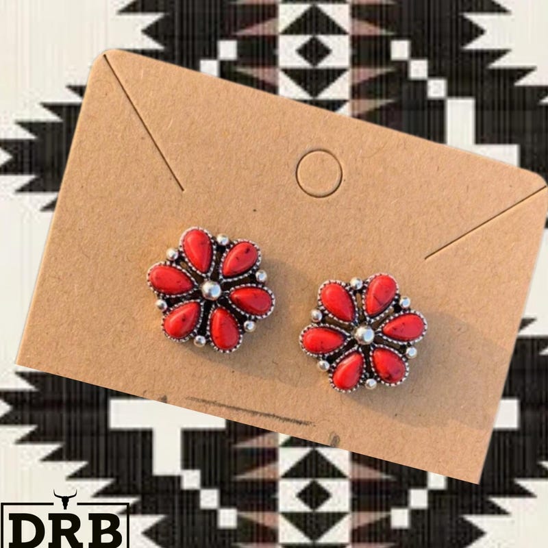 Buckle Earrings Western - Etsy