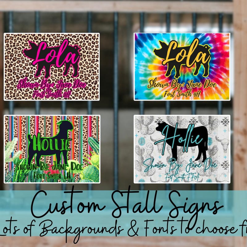 4h Personalized Pig Sign - Etsy