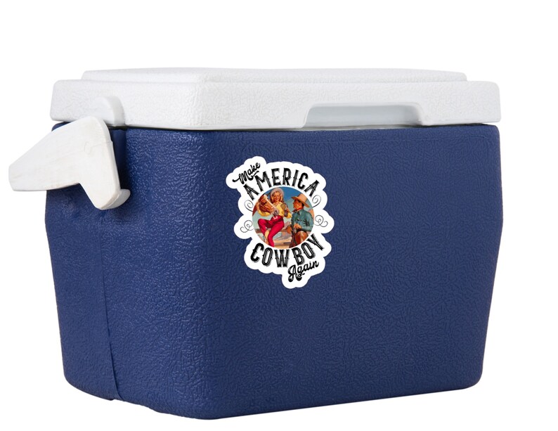 Make America Cowboy Again Western Decal Sticker - Etsy