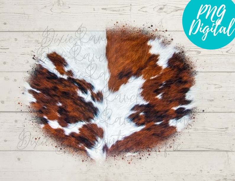 Cowhide Spray Paint Background PNG Digital Splatter - Etsy