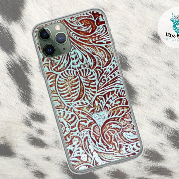 Cowboy Leather Cell Phone Case - Etsy