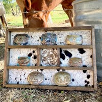 Western Belt Buckle Display - Etsy