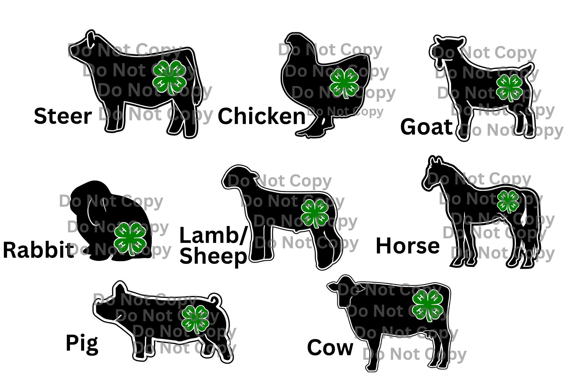 Custom Stall Sign , Show Animal Stall Sign Sublimation Printed for 4H ...