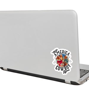 Make America Cowboy Again Western Decal Sticker - Etsy