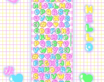 Yume Kawaii Alphabet - Etsy