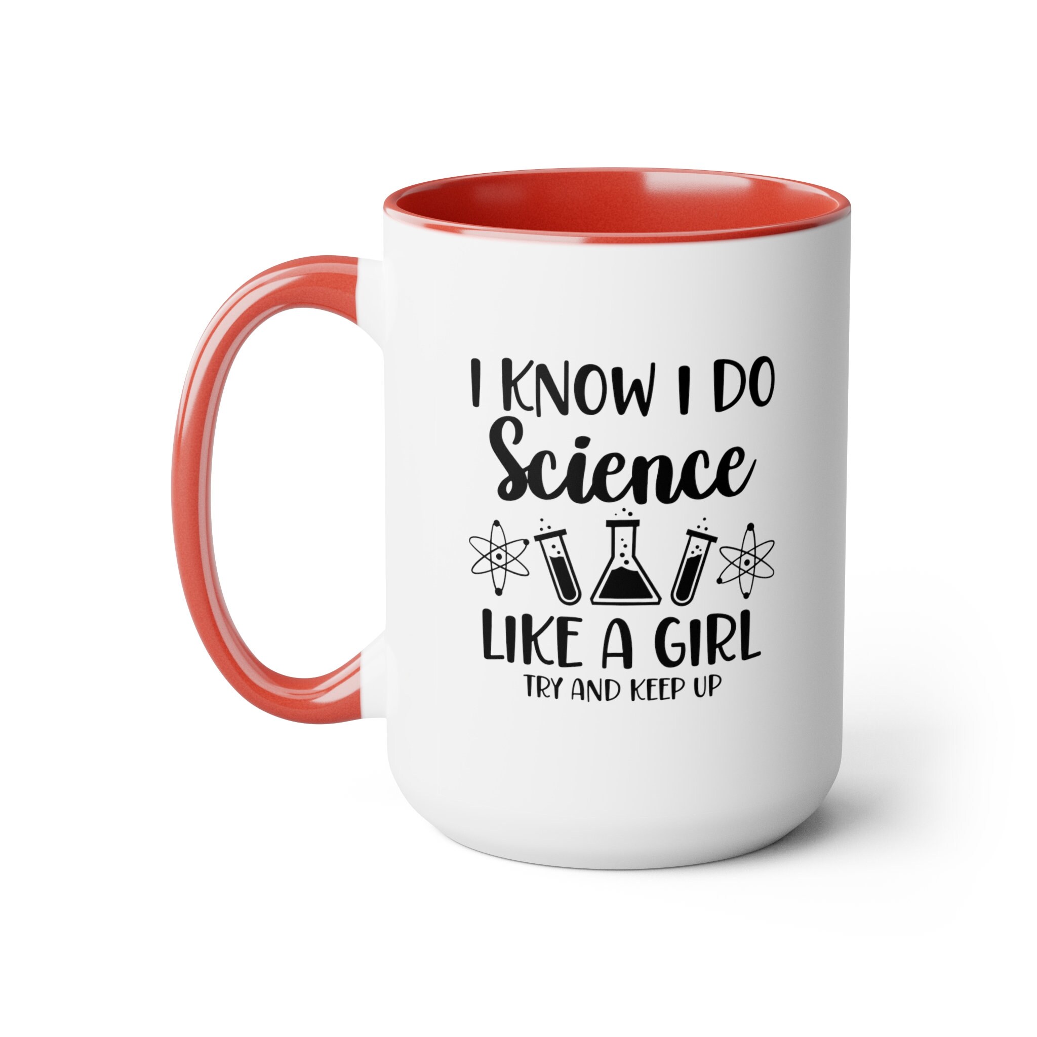 Scientist Mug Women in STEM Coffee Cup Biology Chemistry Natural ...