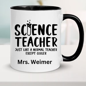 Personalized Science Teacher Mug New Science Teacher Gift - Etsy