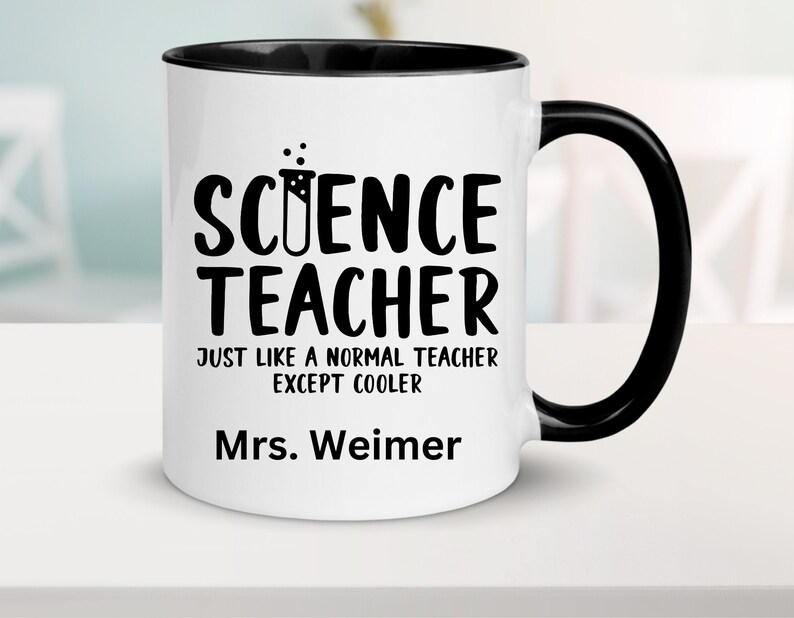 Personalized Science Teacher Mug New Science Teacher Gift - Etsy