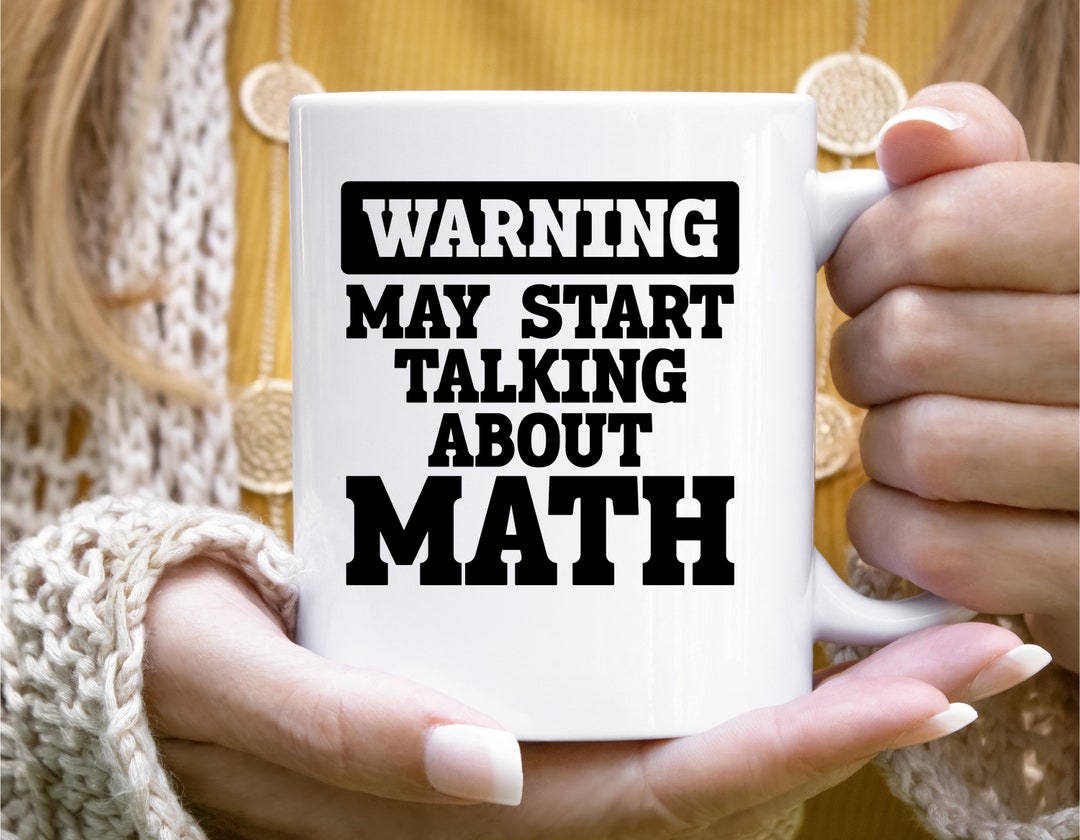 New Teacher Gift Math Nerd Talk About Math Coffee Gift for Teacher Math ...